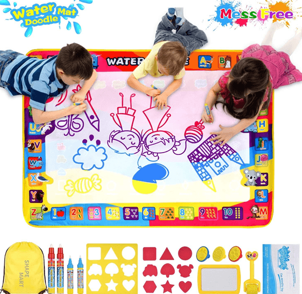 Zomo | Magic Water Drawing Mat Coloring Doodle Mat with Magic Pens ...