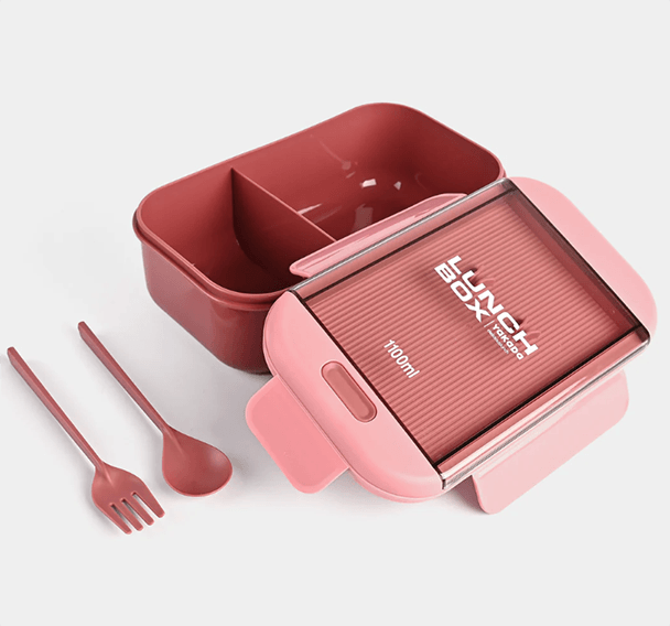 Zomo | Yakada 1050 ml lunch box rect 1100ml Two-Compartment Lunch Bento ...